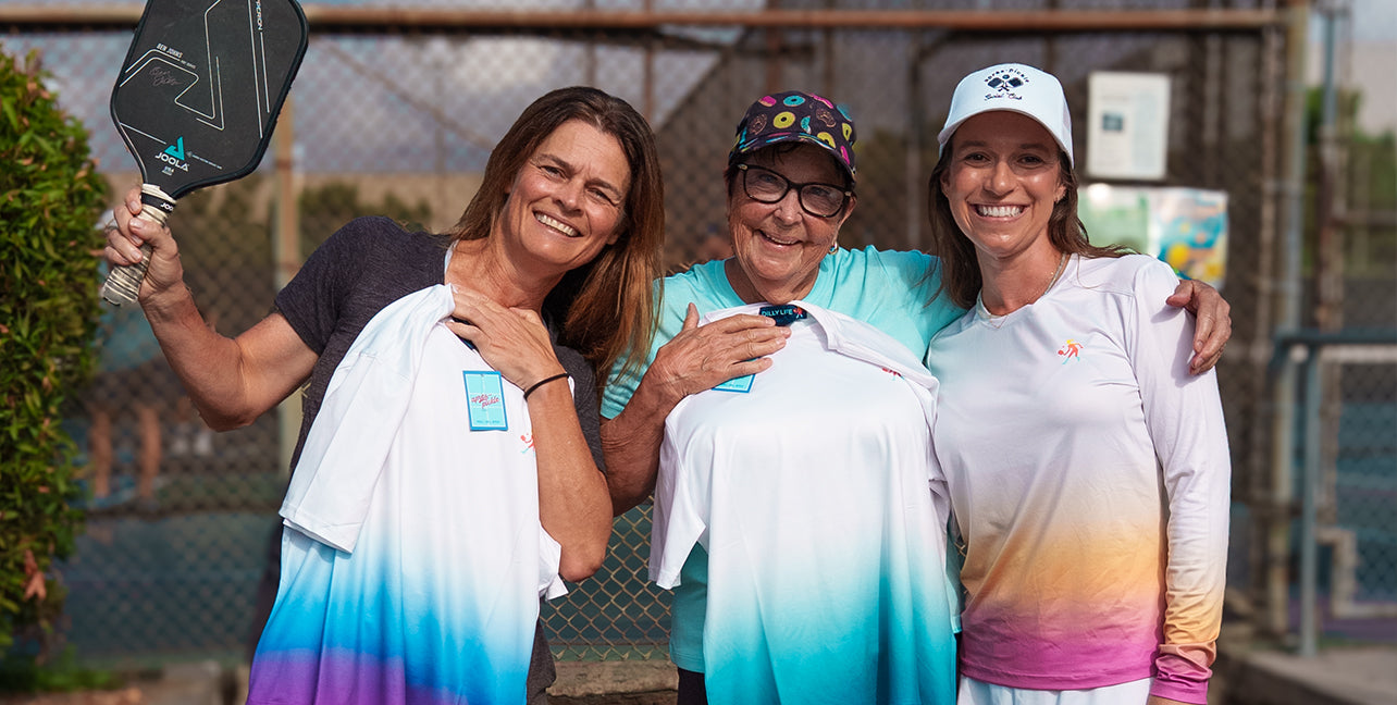 Surprising Players with Free Pickleball Apparel at Santa Monica Pickle ...